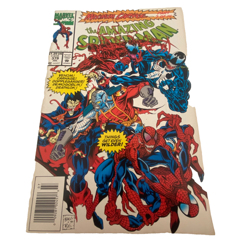 The Amazing Spider-Man #379 Maximum Carnage 7 of 14 Marvel Comics 1993 ...