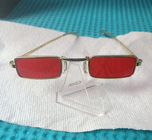 Red Sporting Sunglasses Gold Frame 6398 Ray Ban? | eBay