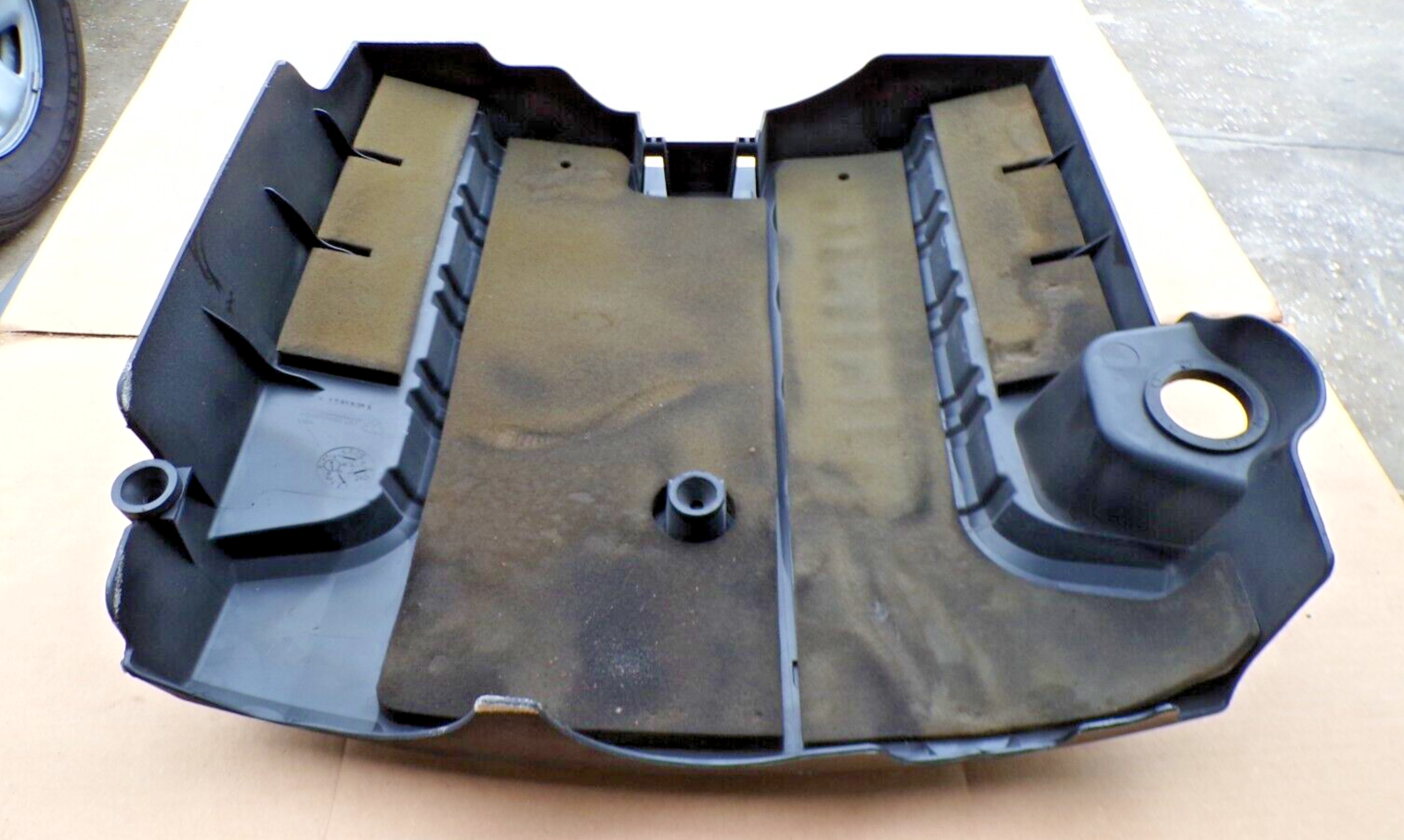 2008-2010 Hummer H3 ALPHA 5.3 LT V8 BLACK PLASTIC ENGINE COVER OEM USED ...