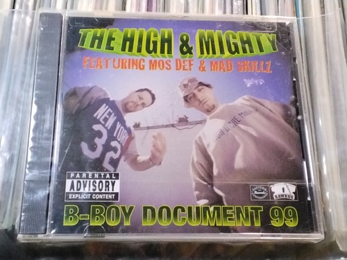 THE HIGH & MIGHTY CD B BOY DOCUMENT 99 MOS DEF MAD SKILLZ SEALED RAP HIP HOP | eBay