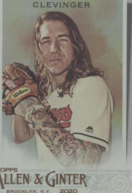 2020 Topps Allen & Ginter's - Mike Clevinger #246 Silver Portrait for ...