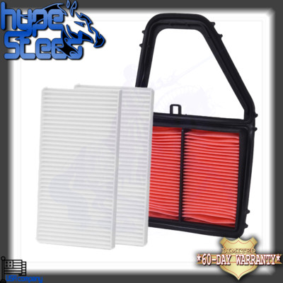 Premium Combo Set Engine Cabin Air Filter for 2001-2005 HONDA CIVIC L4 ...