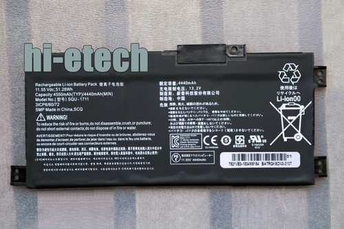 Genuine SQU-1711 Battery for Thunderobot 911M G8000M 911Air G7000M 911S ...