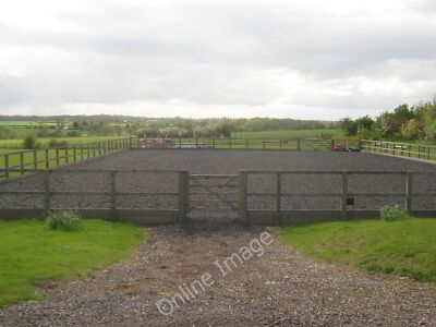 Photo 12x8 Horse training area near Brewers Meadow Bircholt Forstal As ...