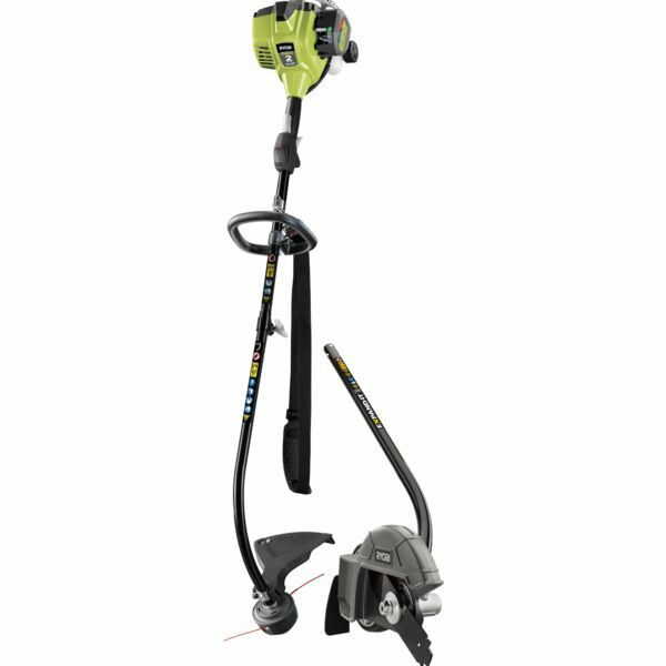 RYOBI™ 25.4cc Easy Start Petrol Line Grass Trimmer Snipper& Lawn Edger ...