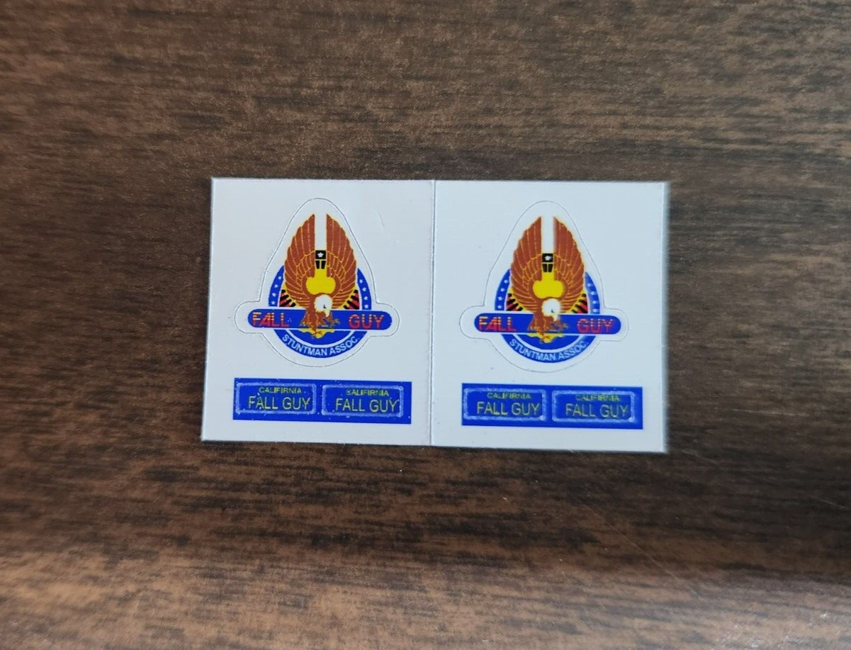 Aurora AFX Fall Guy Reproduction Stickers | eBay