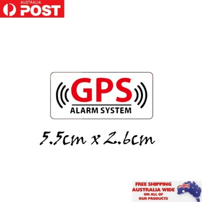 5pcs GPS Alarm System Sticker Vinyl Decal For Vehicle Car Window Van ...