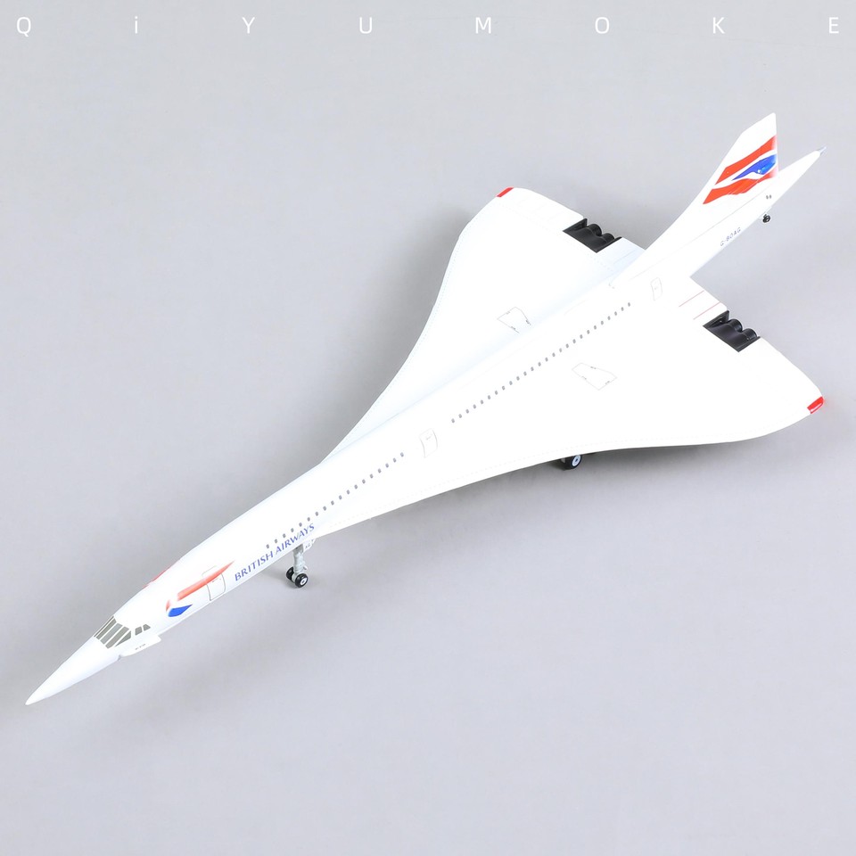 1:200 Scale Die-cast Metal Concorde Airplane - British Airways Edition ...