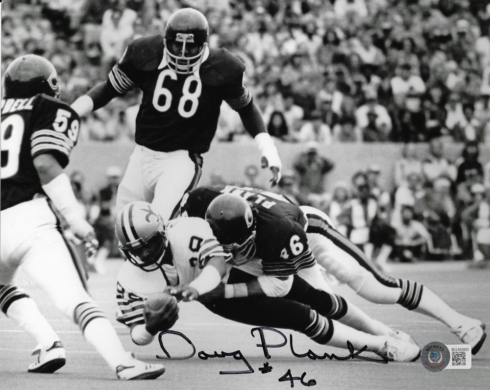 Doug Plank Signed 8x10 Photo Autographed BAS Chicago Bears 60 | eBay
