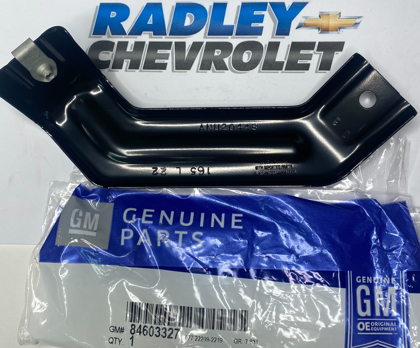 NEW GM OEM 20-21 SILVERADO 2500 HD BUMPER COMPONENTS- BRACKET LEFT GMC ...