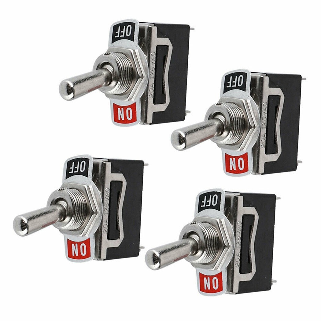 10 PCS TOGGLE SWITCH 12V 24V 220V 230V 10A ON / OFF 2 PIN CAR ROCKER ...