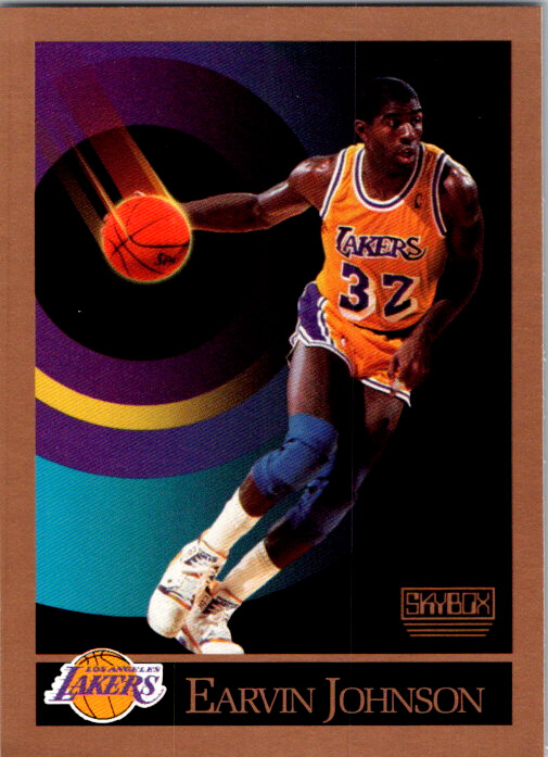 Earvin Johnson 1990 SkyBox #138 Basketball Card | eBay