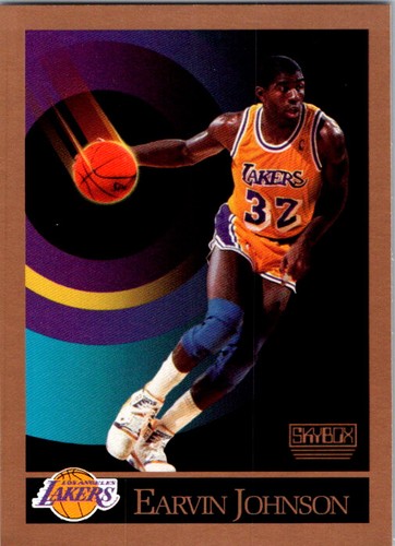 Earvin Johnson 1990 SkyBox #138 Basketball Card | eBay