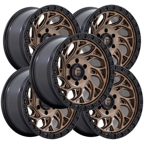 (Set of 5) Fuel D841 Runner OR 20x9 5x5" +1mm Bronze Wheels Rims 20 ...