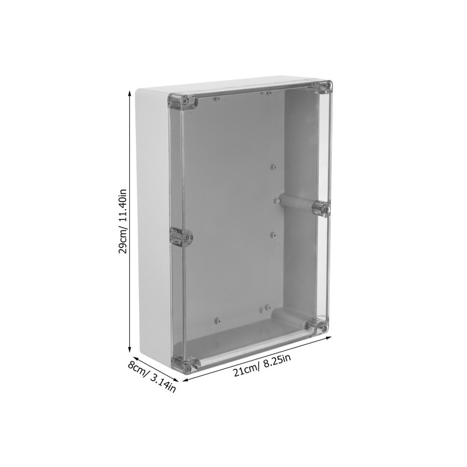 1 Set Weatherproof Plastic Junction Box with Cover for Outdoor ...
