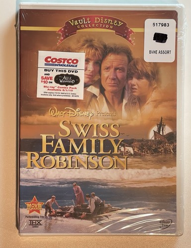 Swiss Family Robinson Vault Disney Collection (2 DVD, 1960) Brand New ...