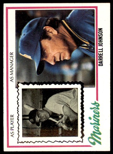 1978 TOPPS DARRELL JOHNSON (109) SEATTLE MARINERS #79 | eBay