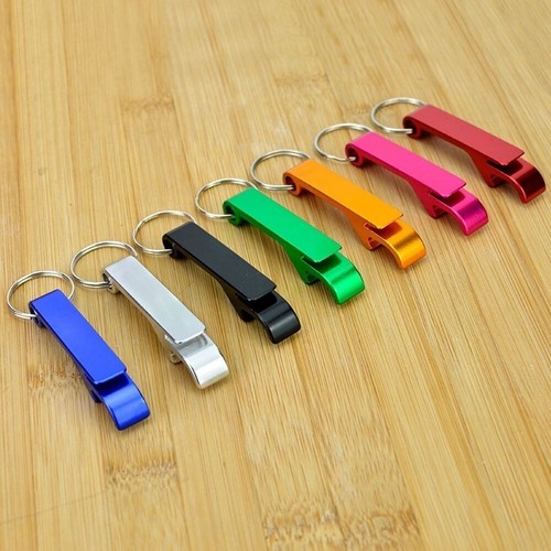 Party Favor Gifts Mini Beer Bottle Opener Aluminium Alloy Keychain ...