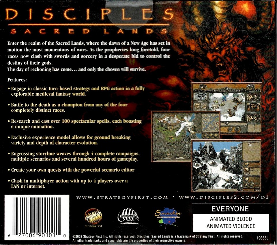 Disciples Sacred Lands Pc New XP Swords & Sorcery To Control Destiny Of ...