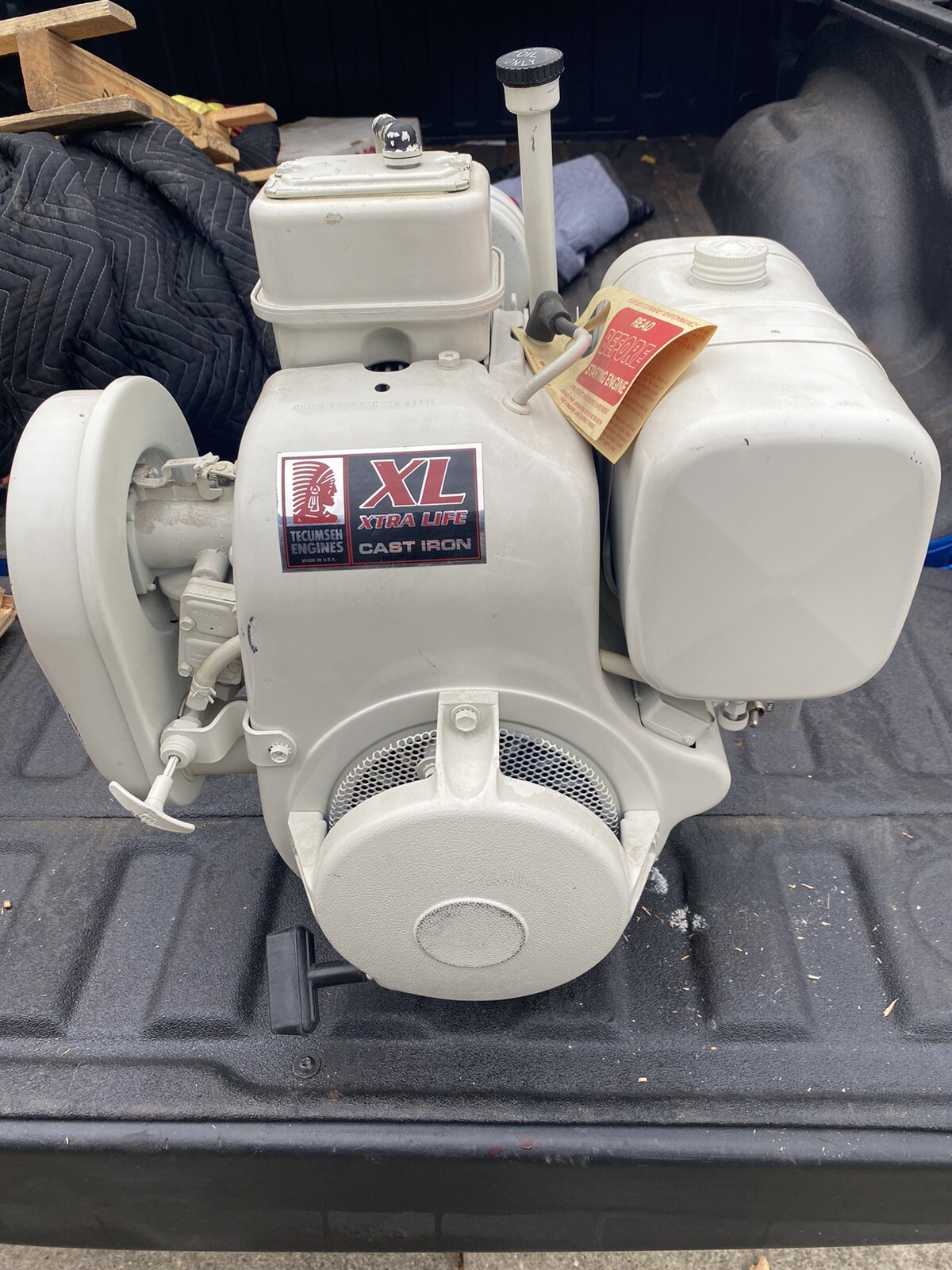 Tecumseh Vintage Nos OH180 XL 18hp Cast Iron Engine | eBay