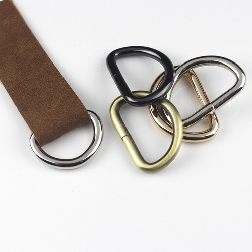 Metal D Ring Buckle Bag Strap Buckles DIY Luggage Hook Bag Hardware ...