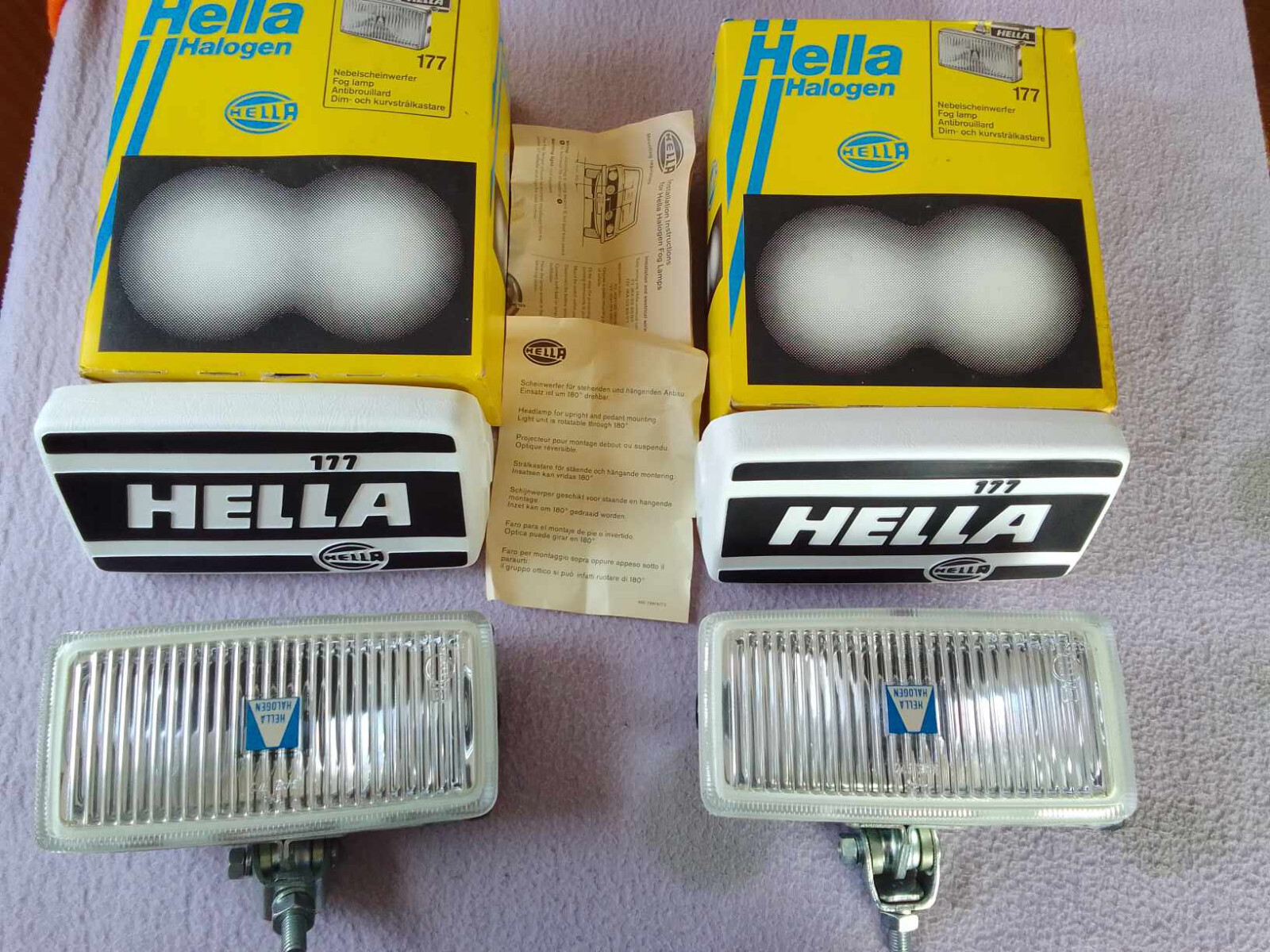 Hella 177 Chrome fog lights lamps | eBay