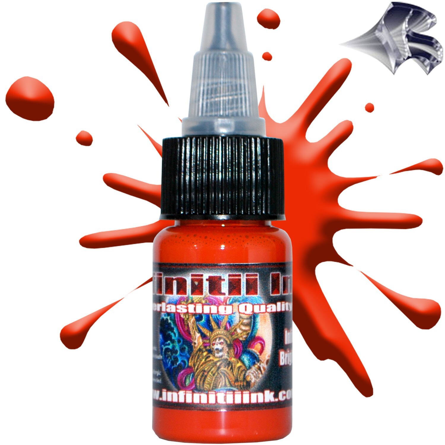 Infinitii Bright Orange Tattoo Ink 1/2 oz | eBay