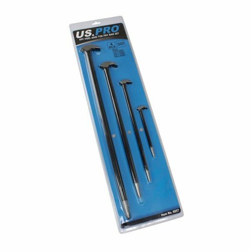 US PRO Tools 4pc Heel Bar Set Podgers Pry Bars Toe 150, 300, 400, 500mm ...