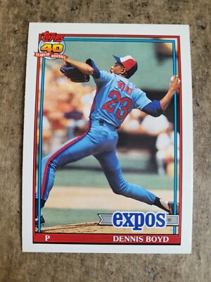 OPC 1991 BASEBALL / 48 DENNIS BOYD MONTREAL EXPOS | eBay