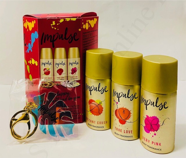 X 6 IMPULSE BODY FRAGRANCE 75ML SPRAY DEODORANT & GIFT SETS MIX | eBay