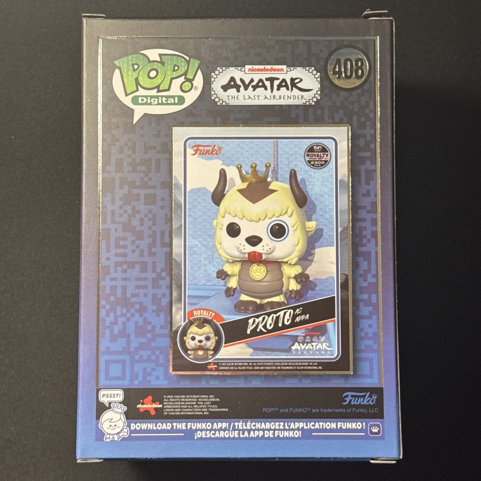 Funko Pop! Vinyl Avatar Proto as Appa (Flocked) ROYALTY #408 1767pcs ...