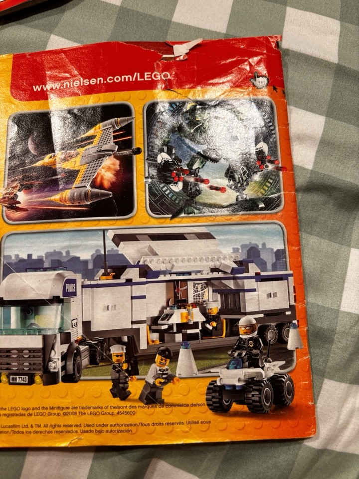 Lego Star Wars Manuals For 8038, 7669, 7671 And 8095-please See ...