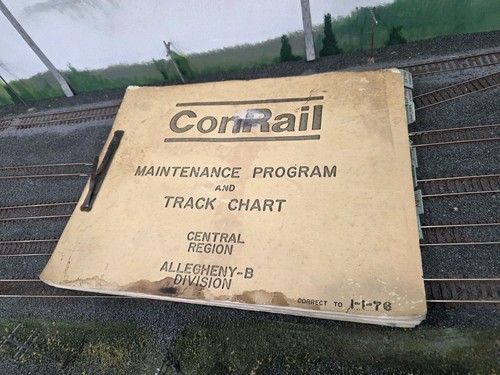 Conrail Division Track Charts 1978 | eBay