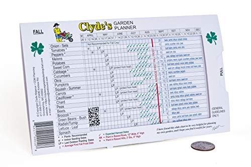 CDm Planning Clyde's Garden Planner - Vegetable Planting Slide Chart ...