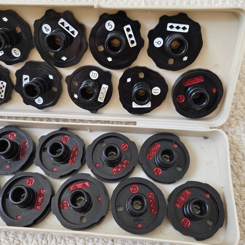 Pattern Cams Set Of 24 Janome New Home Sewing Machine Cam Discs Vintage ...