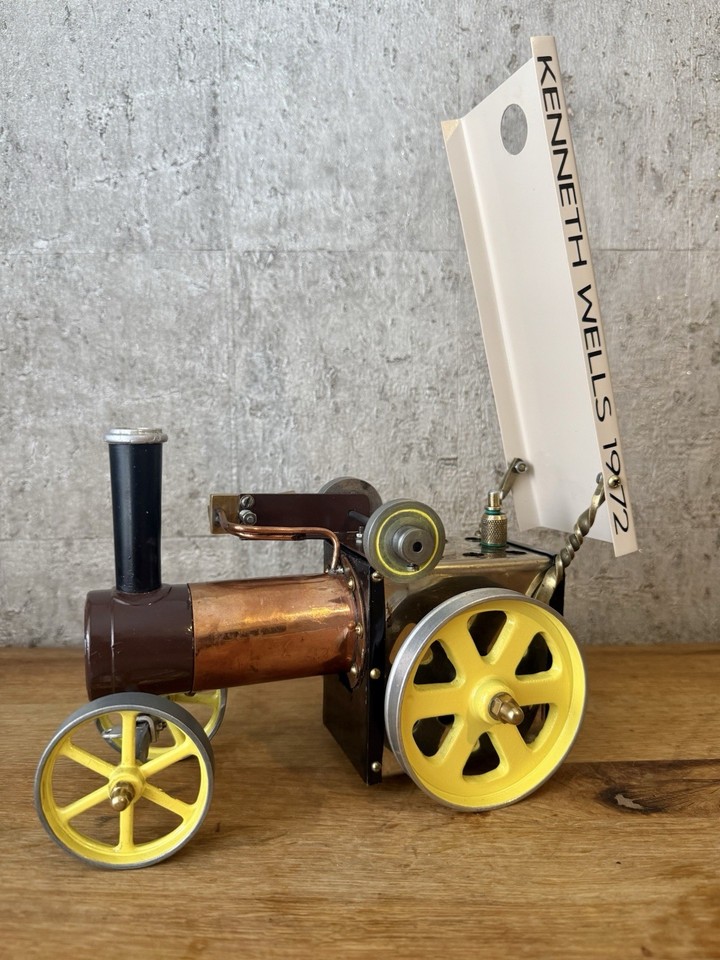 Kenneth Wells Traction Steam Engine 1970s Rare Engine Not Mamod Or ...