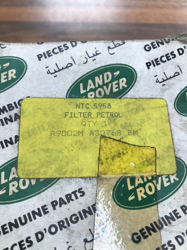 Genuine Classic Range Rover Fuel Filter (PT:NTC5958) | eBay UK