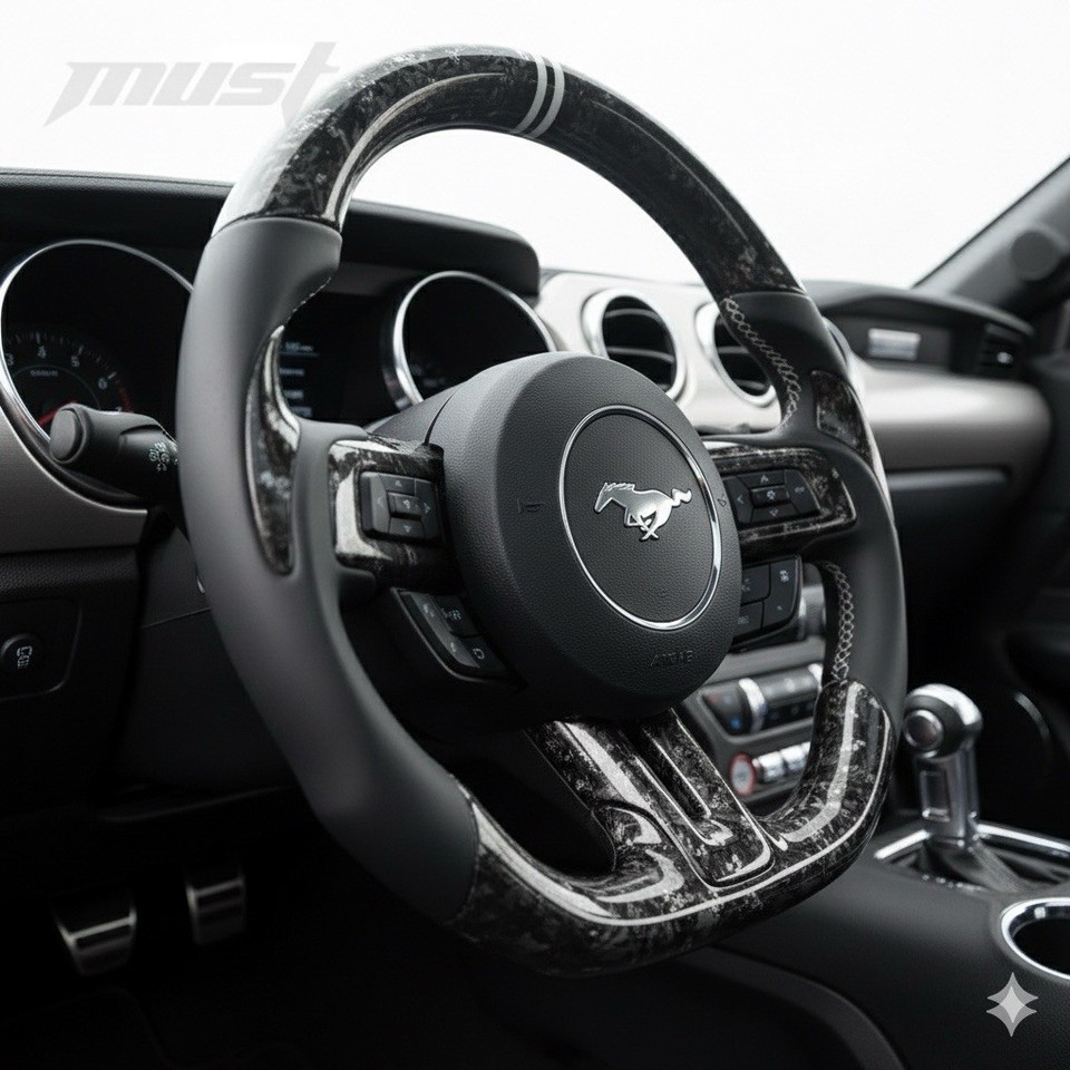 2015-2023 Ford Mustang S550 Forged Carbon Steering Wheel| Performance ...