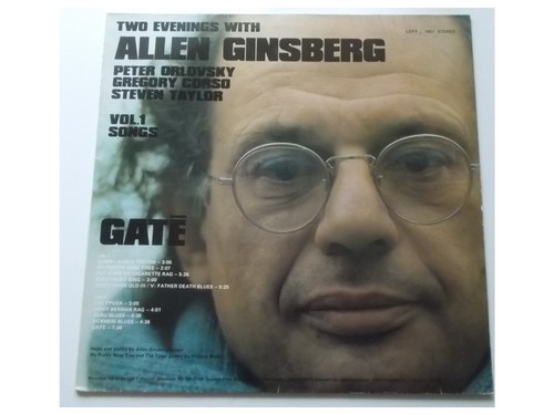 Allen Ginsberg ‎- Gate, Two Evenings With Allen Ginsberg Vol.1 Songs ...