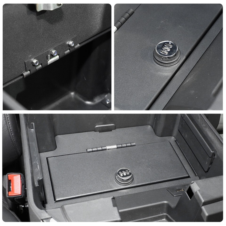 Console Armrest Vault Safe Box Lock Fit For Chevrolet Silverado GMC ...