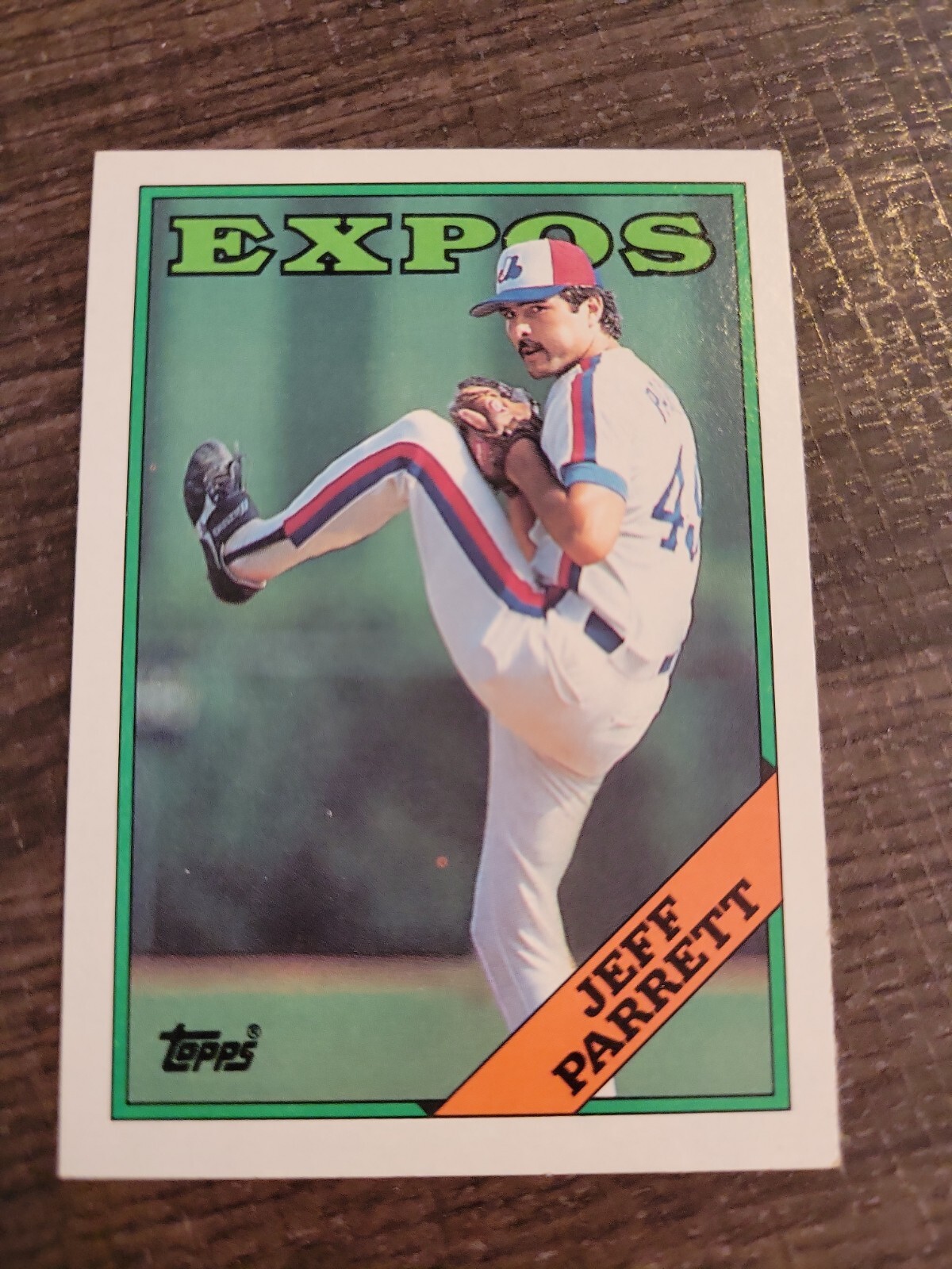Jeff Parrett #588 1988 Topps Baseball Card | eBay