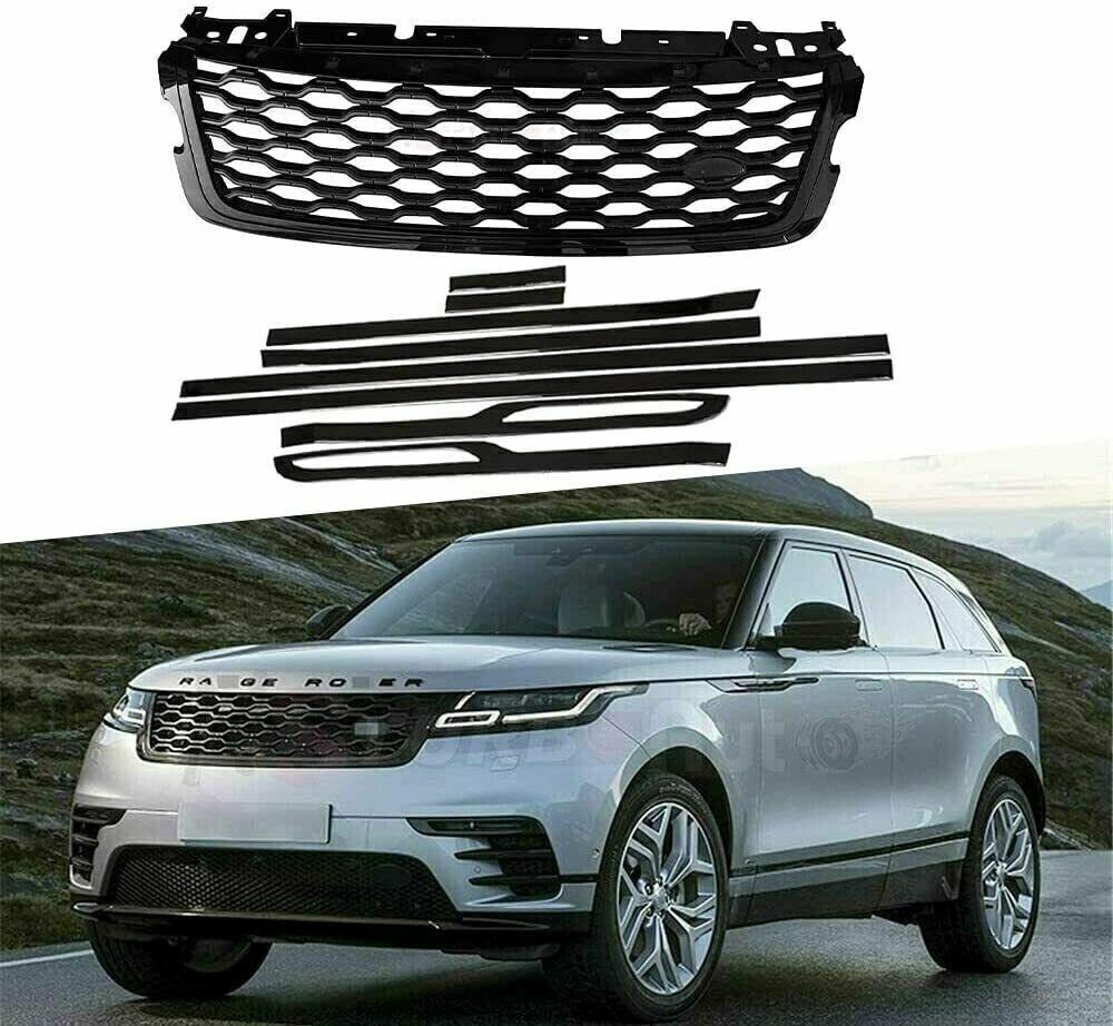 Fits for Range Rover Velar 2018-2023 Front Rear Grille Mesh Bar Vent ...