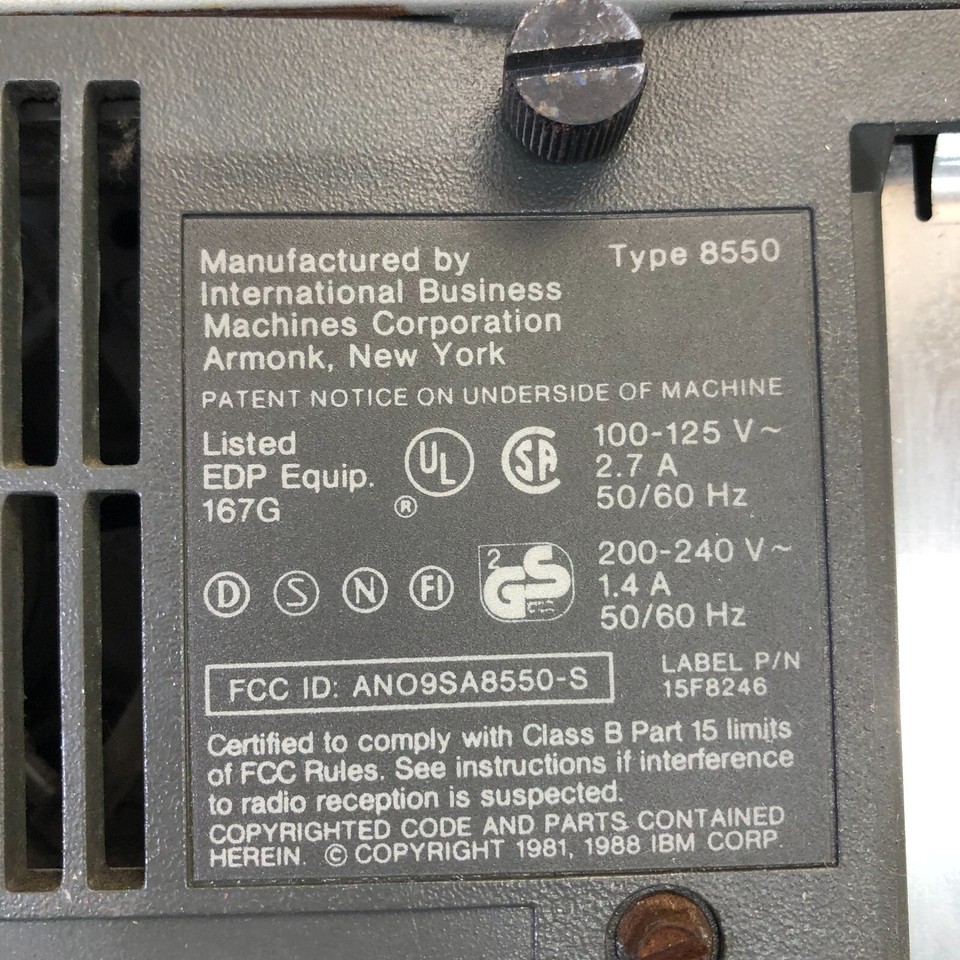 Vintage IBM Personal System/2 PS/2 Model 50Z Computer Powers On | eBay