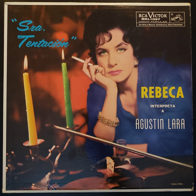 Rebeca 'Sra. Tentación' "Rebeca Interpreta a Agustín Lara" Vinyl Record ...