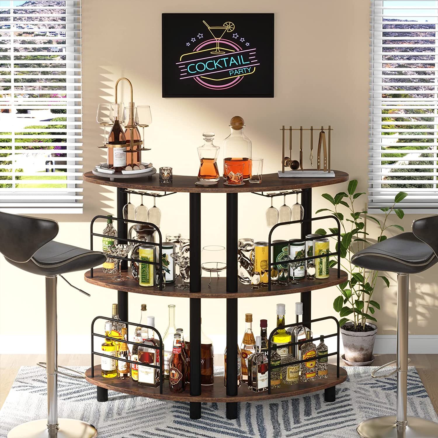 Modern Corner Bar Designs For Home