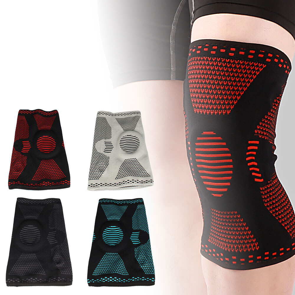 Knee Brace Knee Compression Sleeve Professional Silicone Knee Support Adjustable | eBay Australia