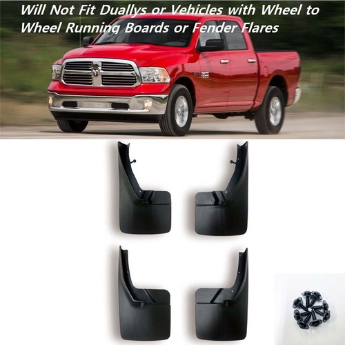 Full Set 4 Piece For 09-18 RAM 1500 Mud Flap Rock Splash Guard w/o ...