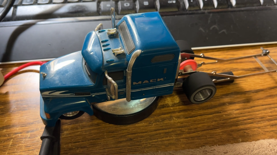 1/24 Scale CUSTOM BUILT BIG RIG-EDGE CHASSIS-HARD BODY-PARMA 16D-DRAG ...