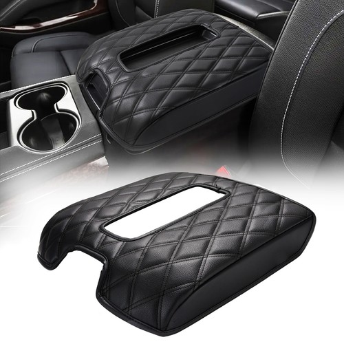 Fits 2015-2020 GMC Yukon XL PU Leather Center Console Lid Cover Arm ...