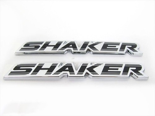 Dodge Challenger Charger 3D CHROME & BLACK SHAKER EMBLEM NAMEPLATE SET ...